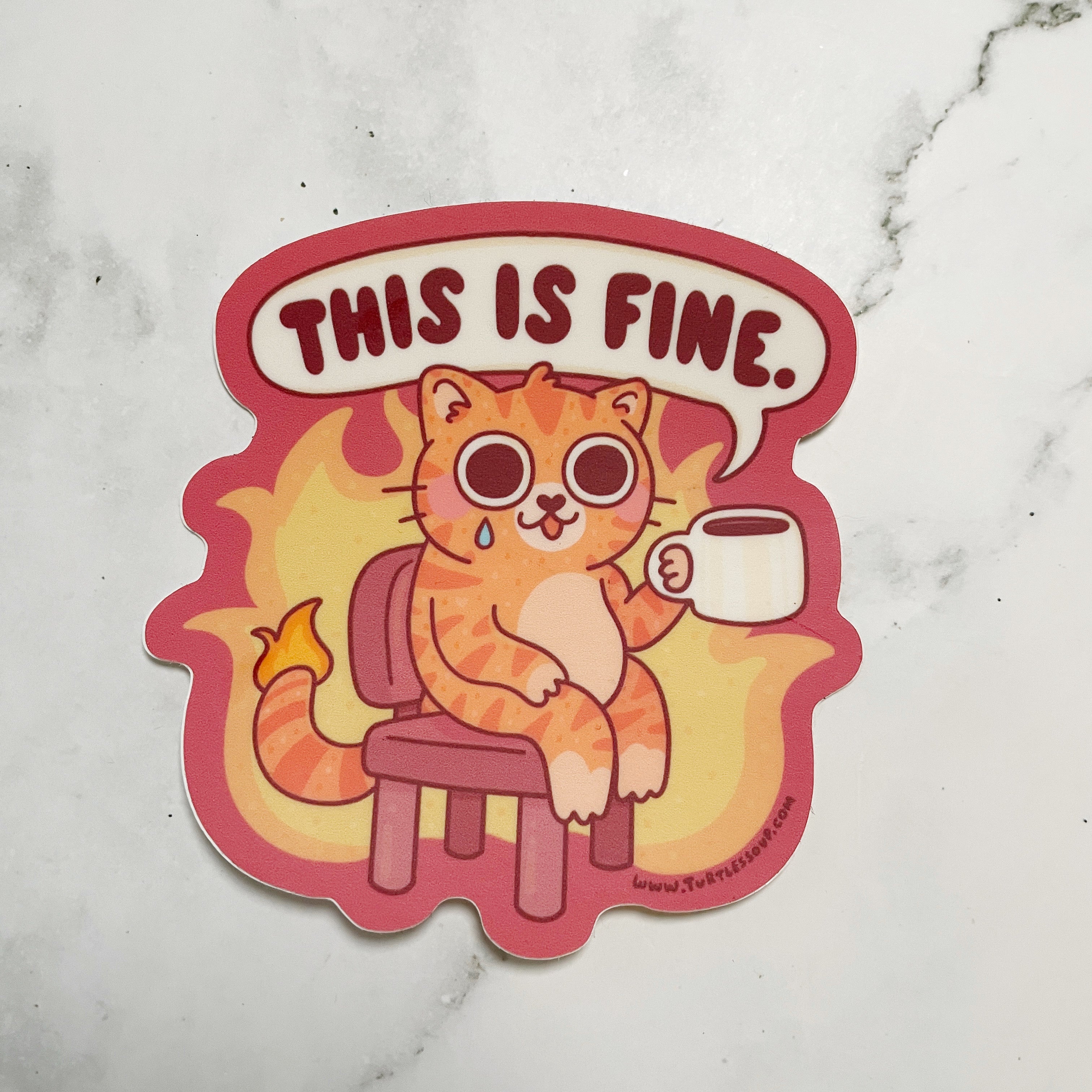 This is Fine Vinyl Sticker ts15 – Wacky Mail Pop