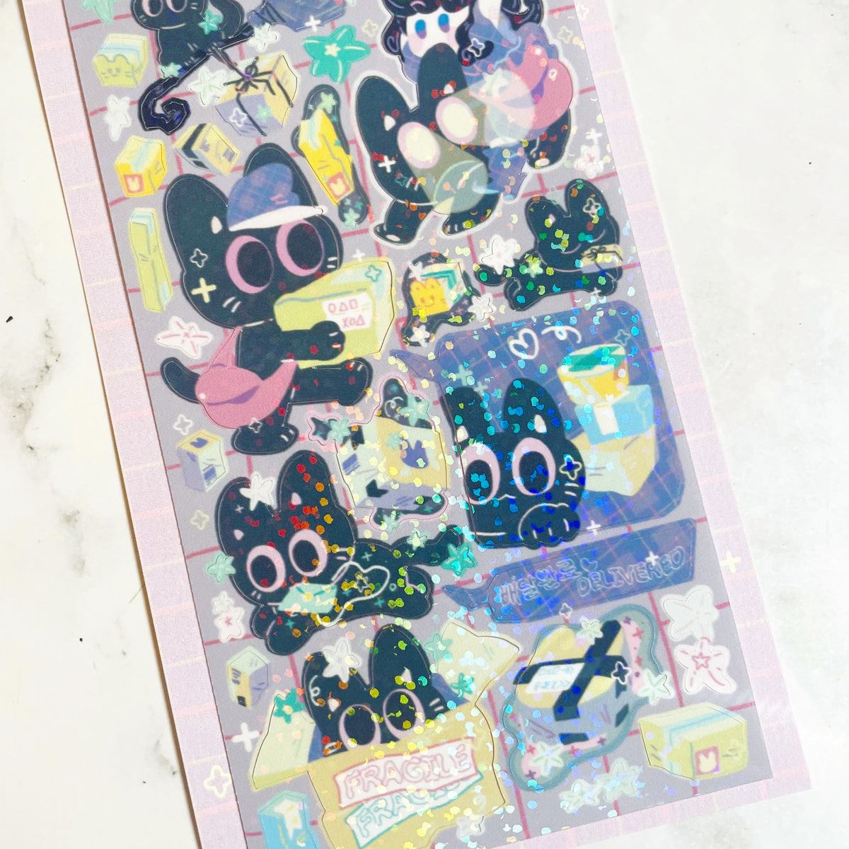 Sulgi Sulgi Starlight Delivery sparkle sticker B381 – Wacky Mail Pop