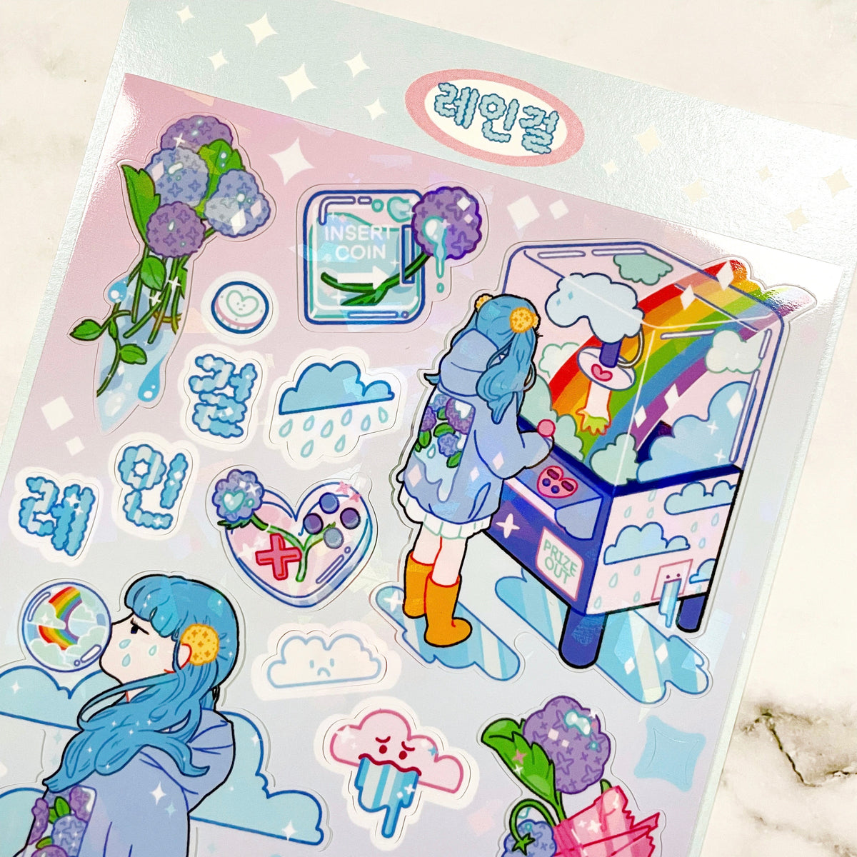 Sulgi Sulgi Rain Girl sticker A312 – Wacky Mail Pop