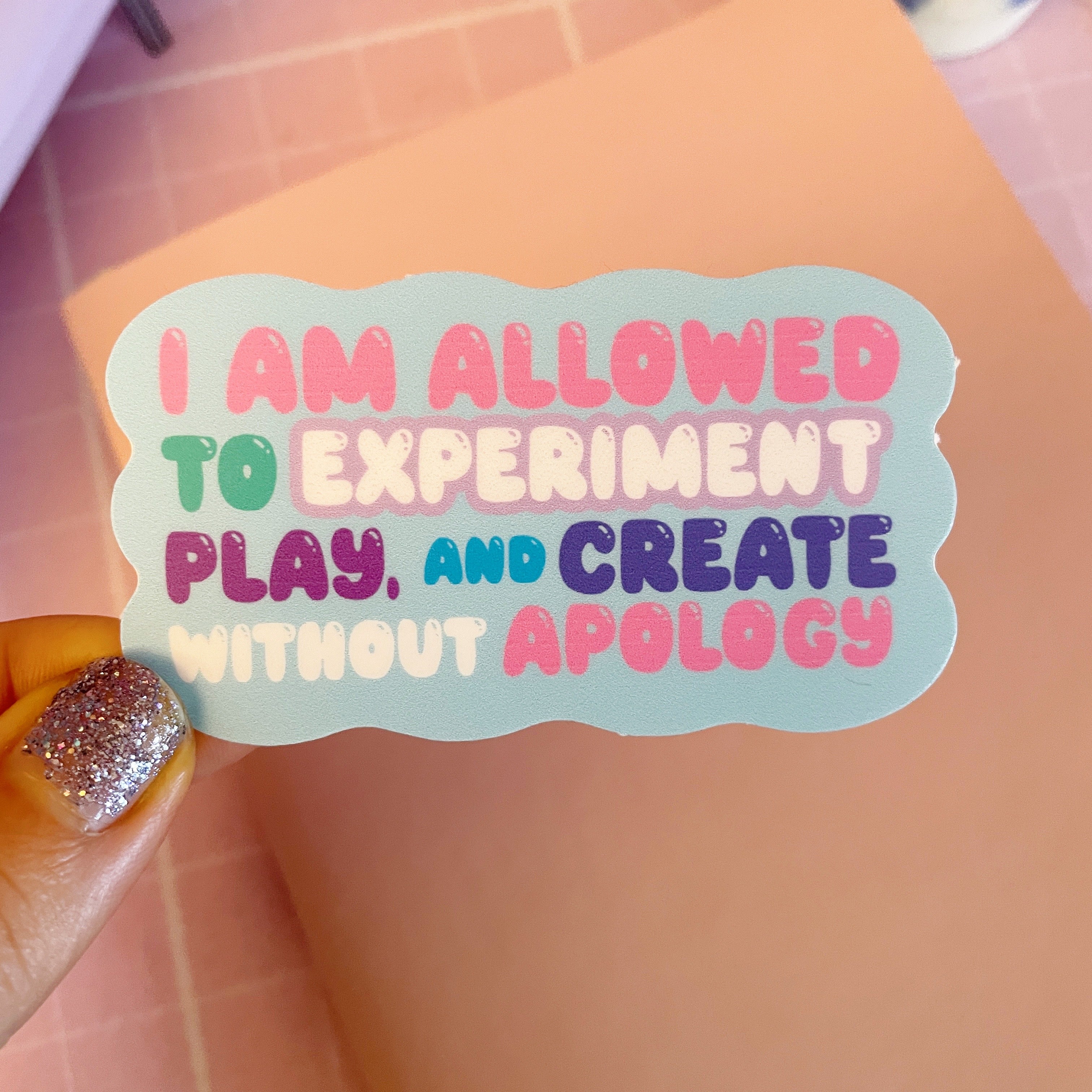 Experiment vinyl sticker v36 – Wacky Mail Pop