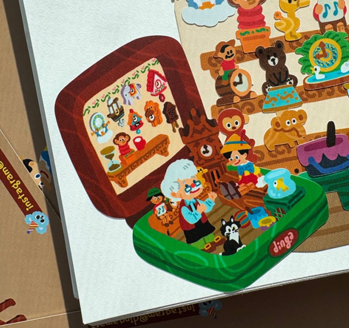 Dingamart Geppetto Pocket sticker B754 – Wacky Mail Pop